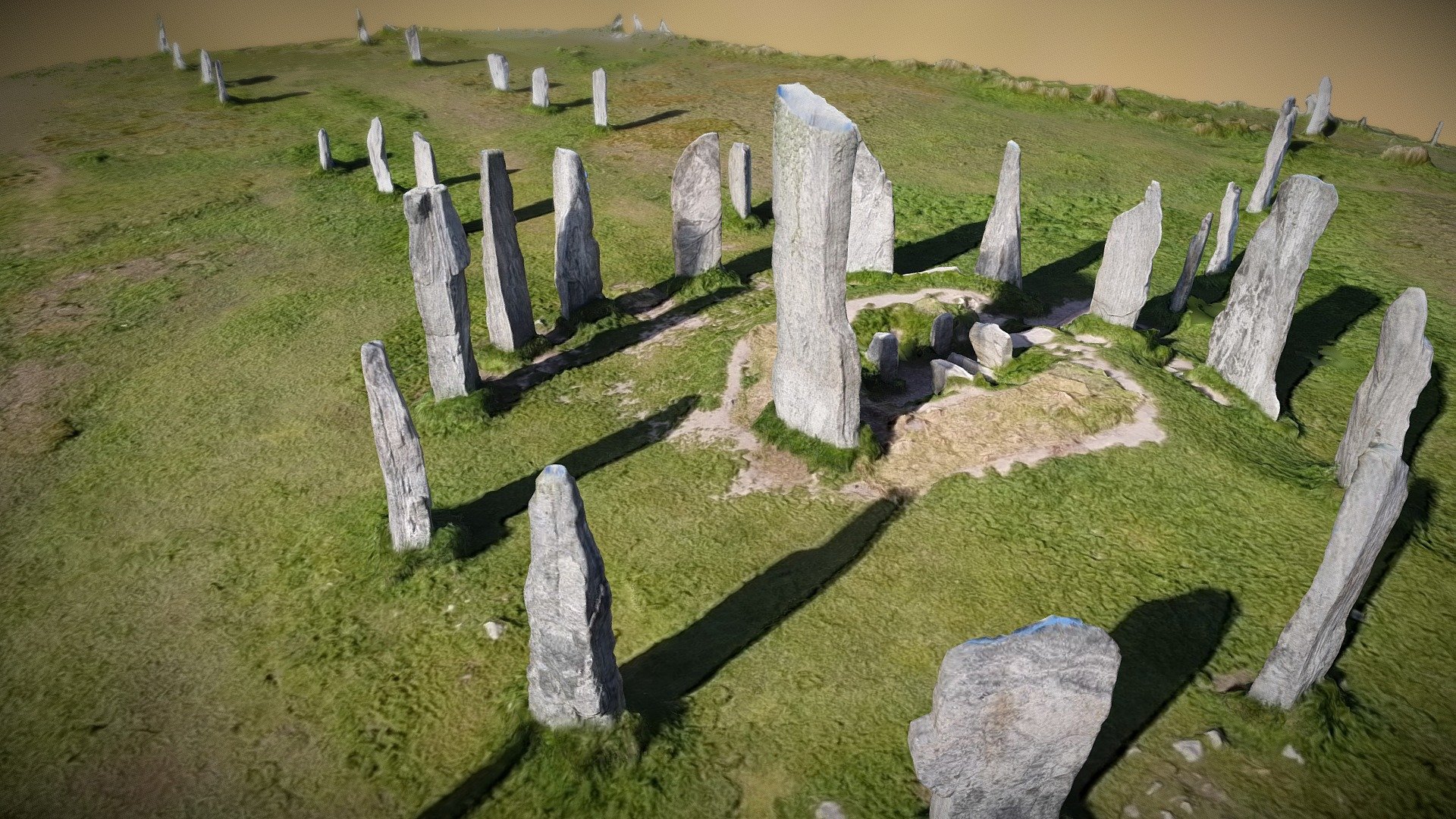 Calanais Standing Stones - 3D model by Steve Colmer (@Steve_Colmer ...