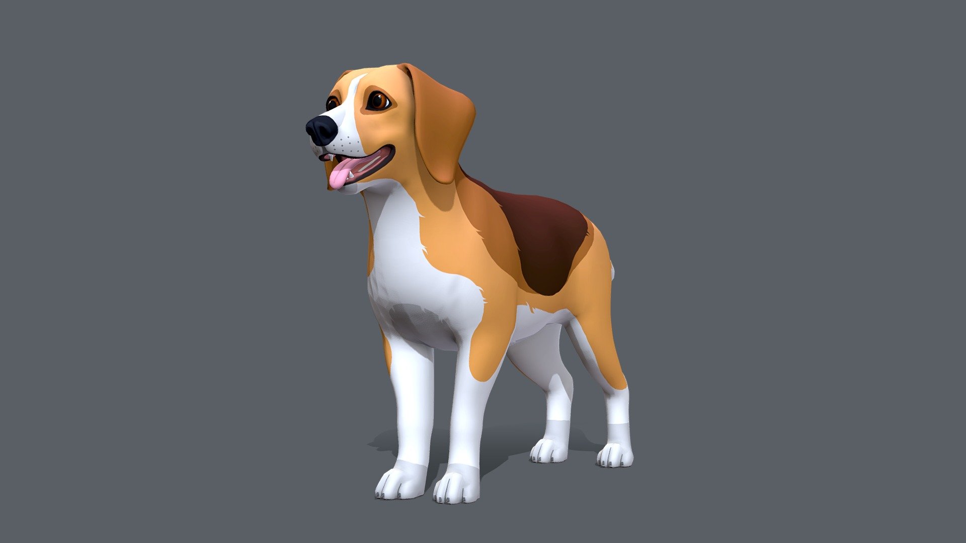 Cartoon Dog - Beagle - Buy Royalty Free 3D model by RedDeer (@billl90 ...