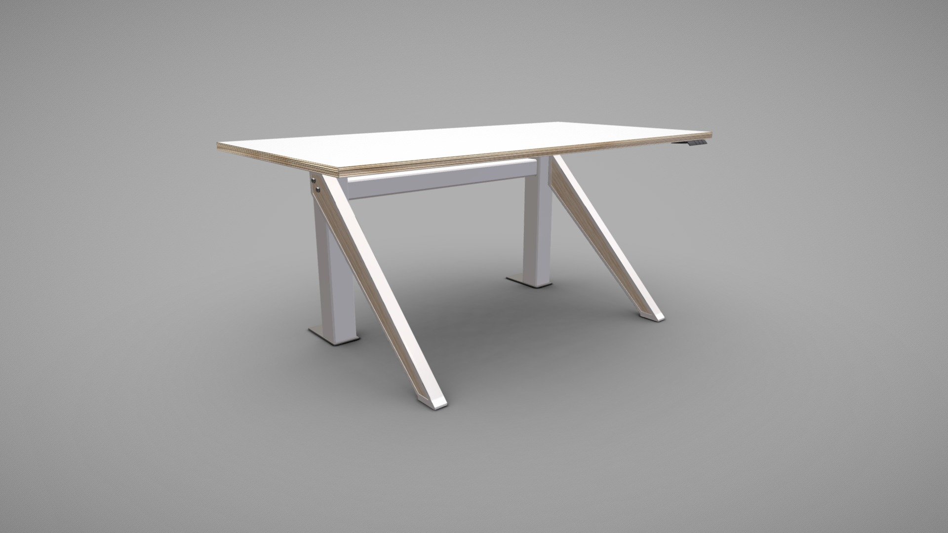 Streamer Sit Stand Desk - 3D model by immersive-b [1db8448] - Sketchfab