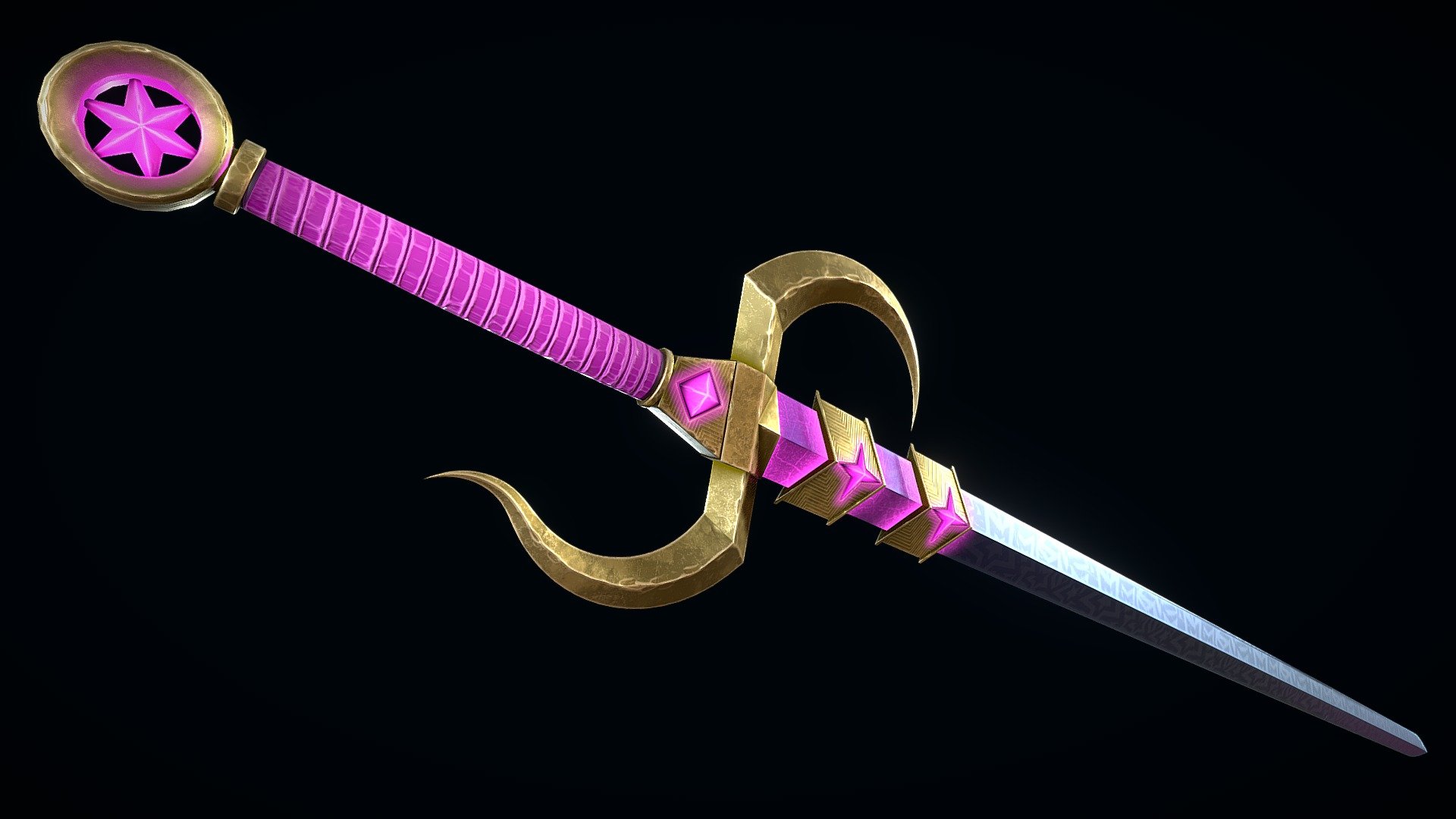Starlight Sword - Buy Royalty Free 3D model by CGnewbie [1db8be6 ...