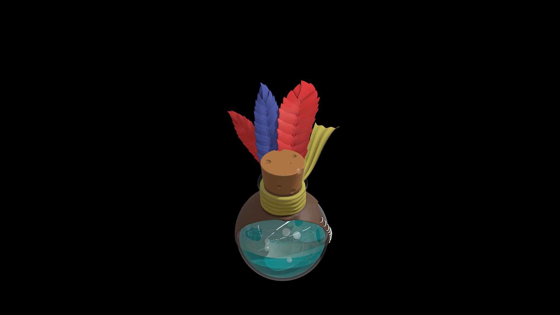 poison bottle - 3D model by eaglefromfuture [1db9526] - Sketchfab