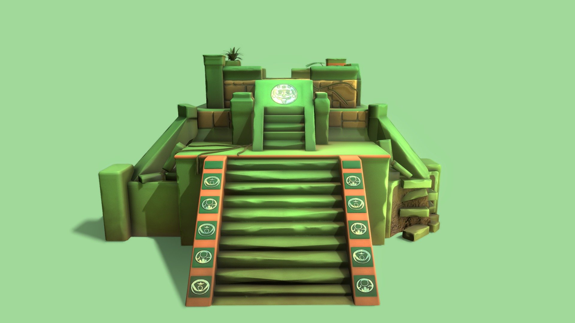 Mayan Temple - 3D model by s3z3r5 [1dbb430] - Sketchfab