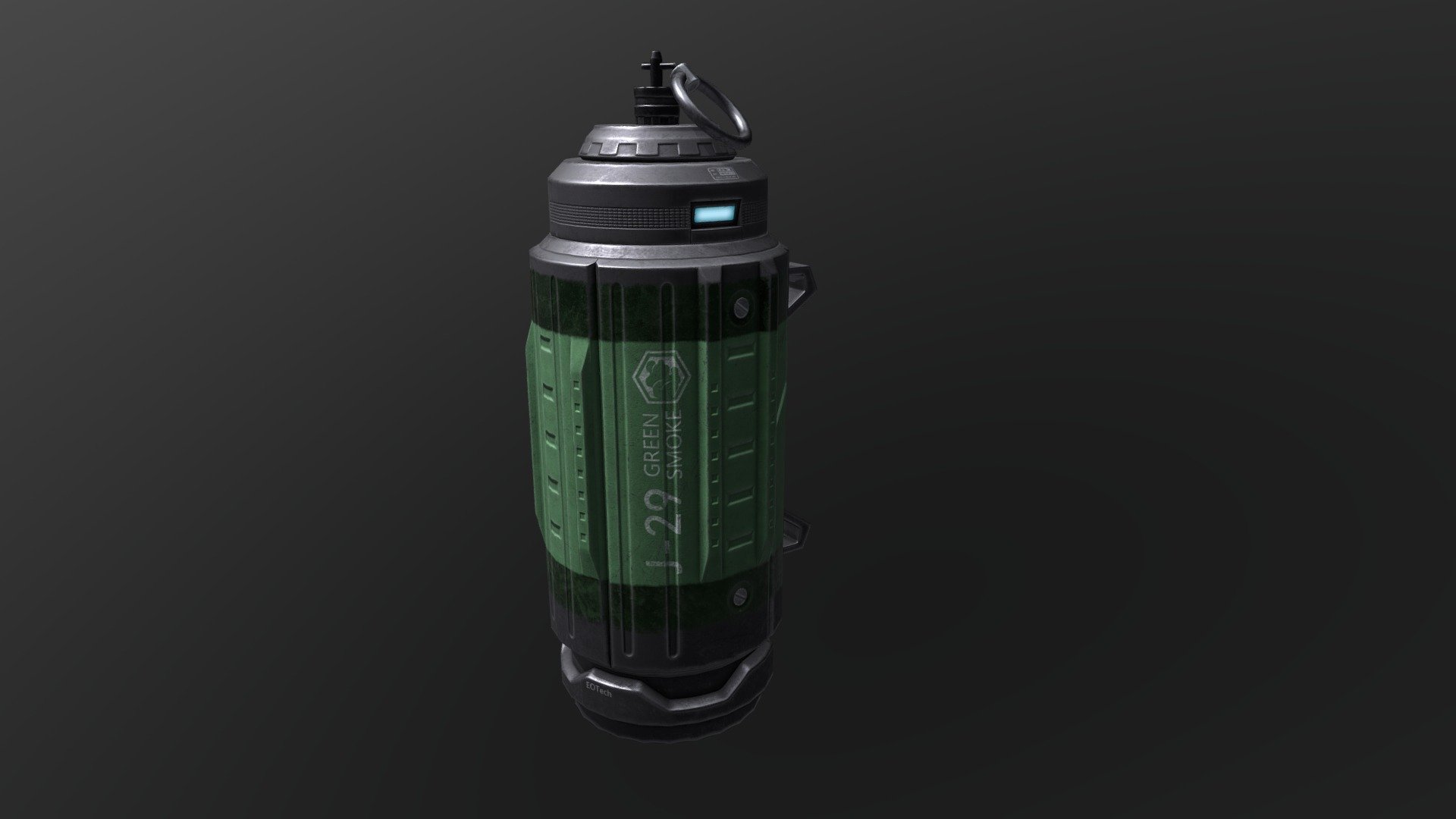 Sci-Fi Smoke Grenade - 3D model by Harold Lee (@haroldlishixin ...
