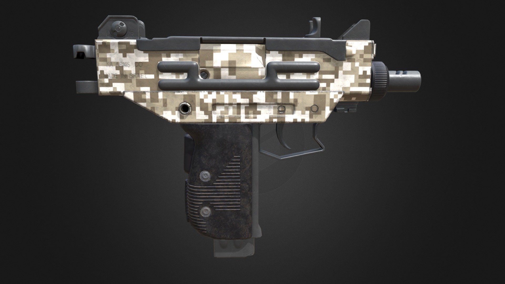 Desert Digital - Micro UZI - 3D model by pubgitems.pro [1dbcda0 ...