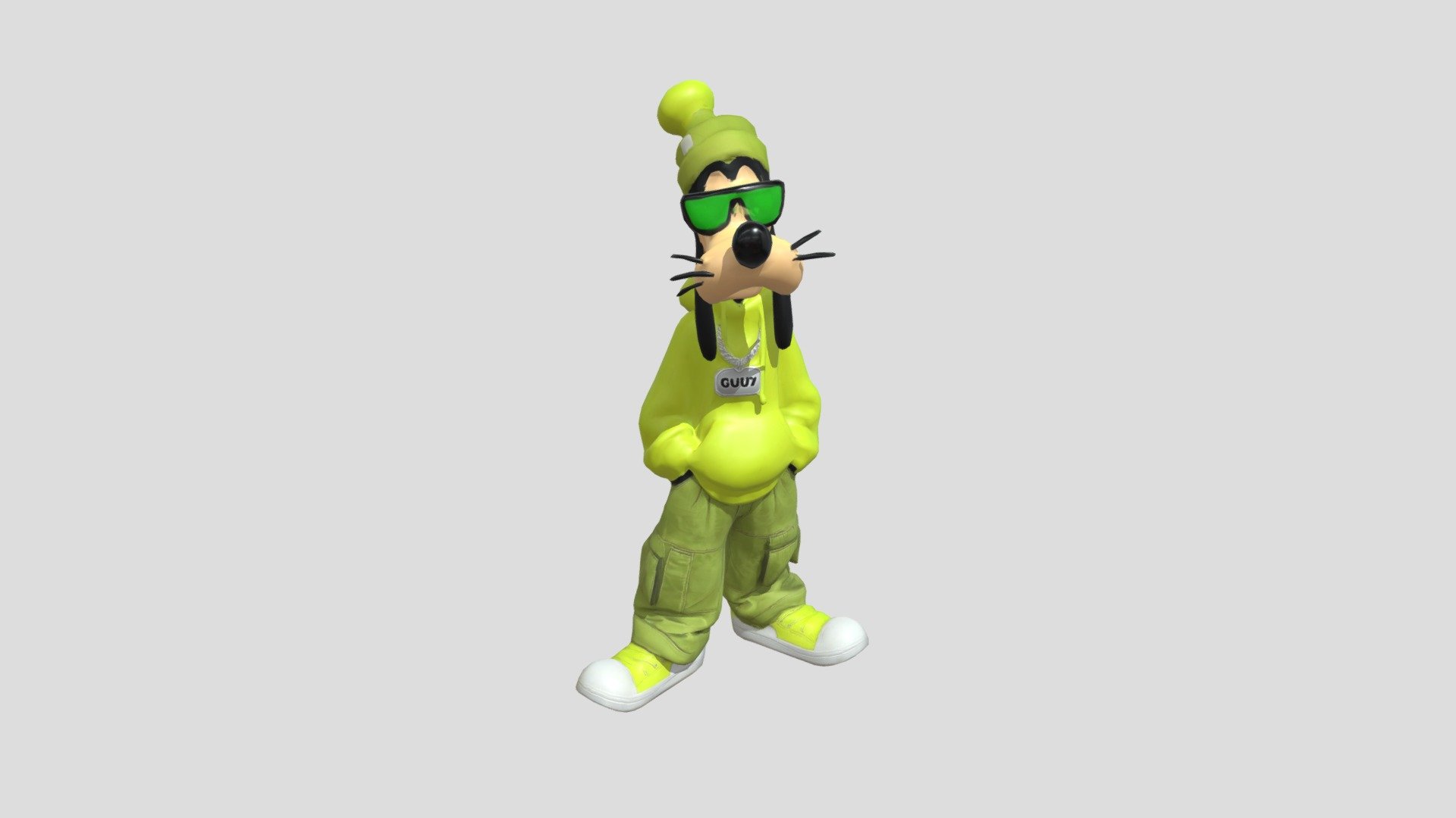 Neon Goofy - 3D model by majorzeze068 [1dbd7e2] - Sketchfab