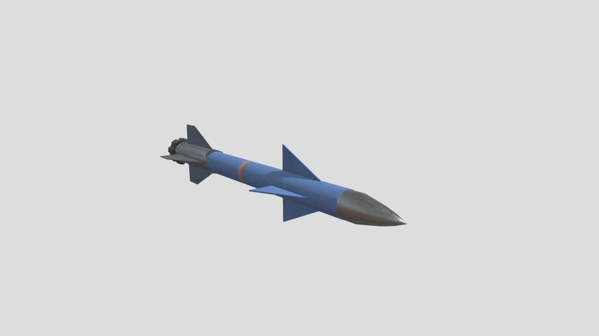 Optimized Air to Air Missile - Download Free 3D model by KarmaDiya ...