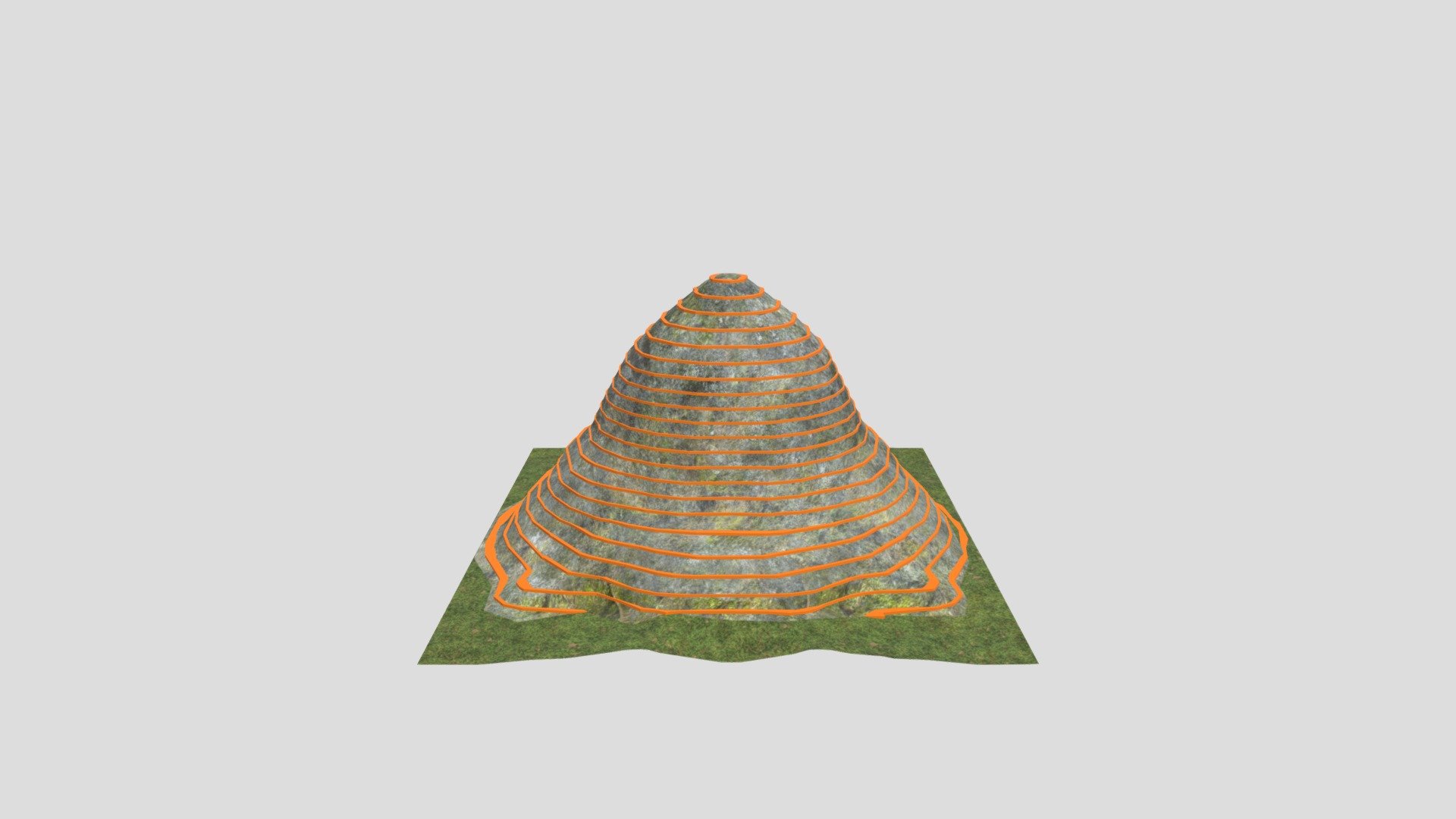 Simple Mountain - Download Free 3D model by mccarrel [1dbe867] - Sketchfab