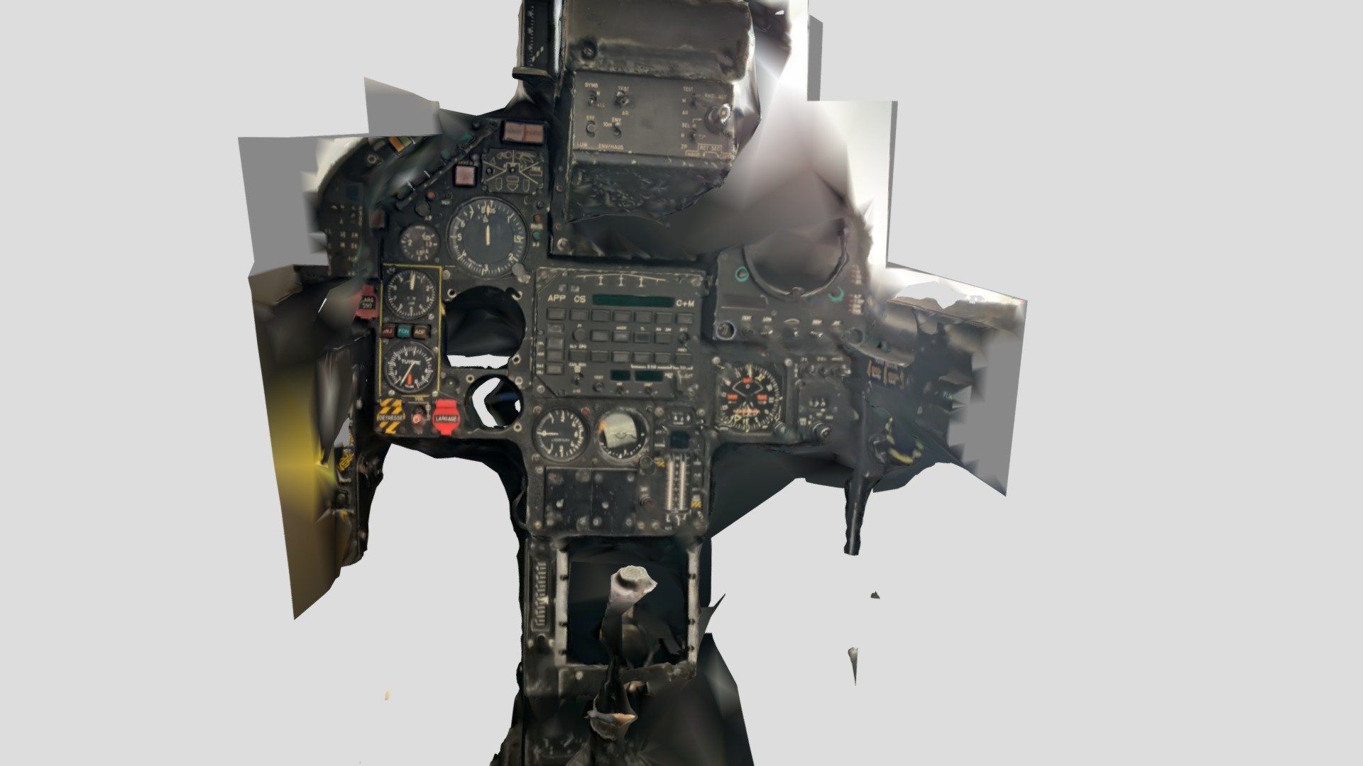 Cockpit MIRAGE F1 AIRAC BRIVE - 3D model by DANA drone association ...