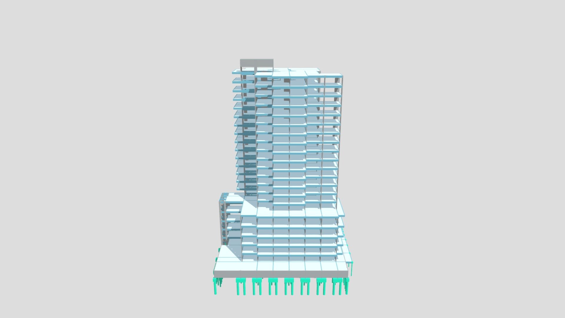 ESTRUTURAL EDIFICIO MIRA - 3D model by giuseppepireddafilho [1dbff9e] - Sketchfab