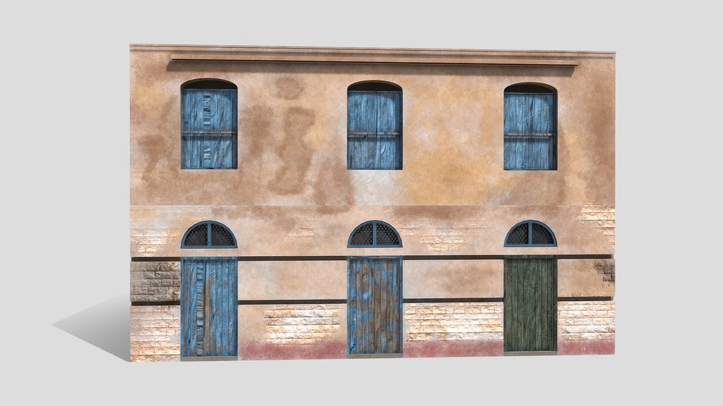 Colonial Buildings - A 3D model collection by Sengchor - Sketchfab