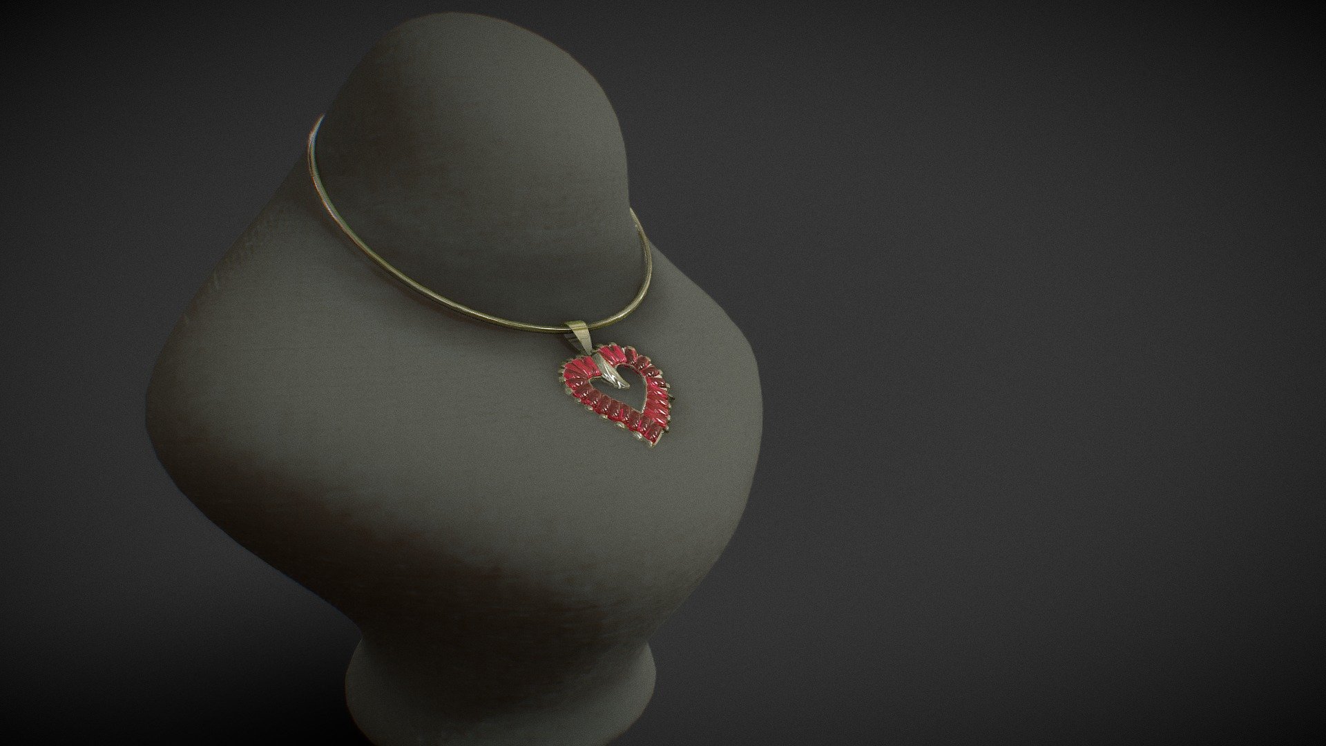 Heart Jewelry - Download Free 3D model by isramtz [1dc27da] - Sketchfab