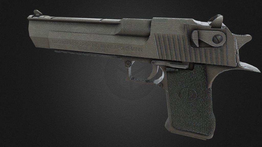 Deagle - Download Free 3D model by mibalsk [1dc42a3] - Sketchfab