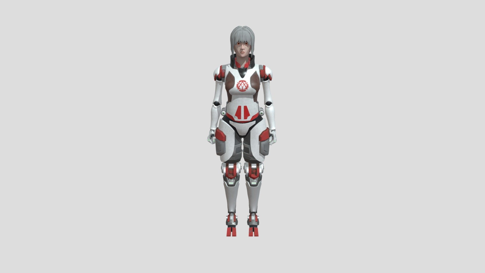 Female Cyborg - 3D model by gkkillzone [1dc523c] - Sketchfab