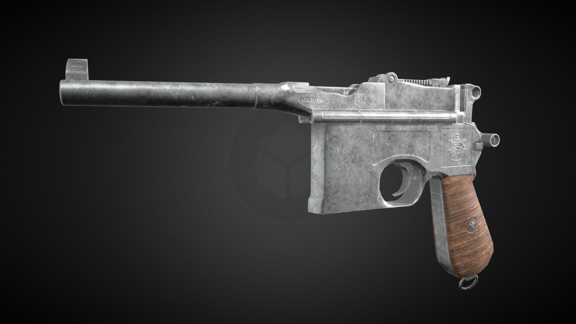 Mauser C96 - 3D model by Kerden97 [1dc639a] - Sketchfab