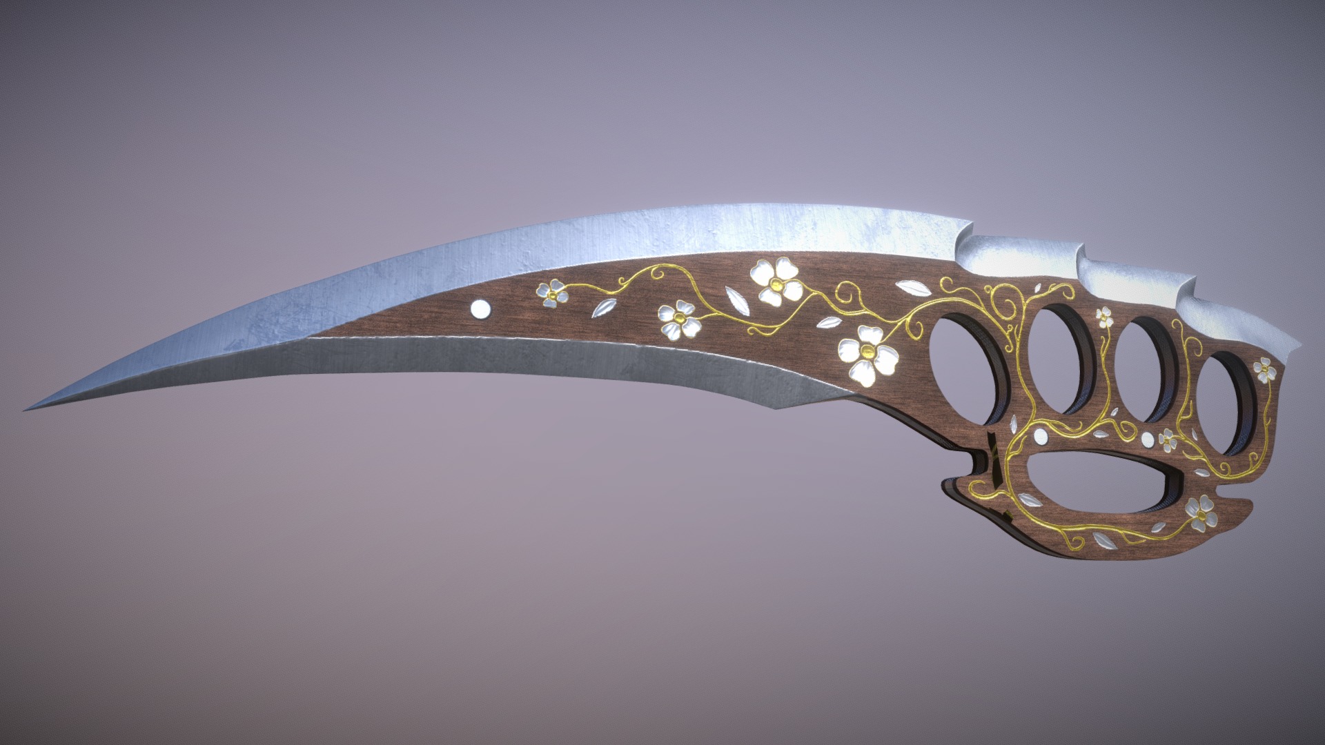 Knuckle Knife | Elegant - 3D model by Machamp [1dc87a6] - Sketchfab