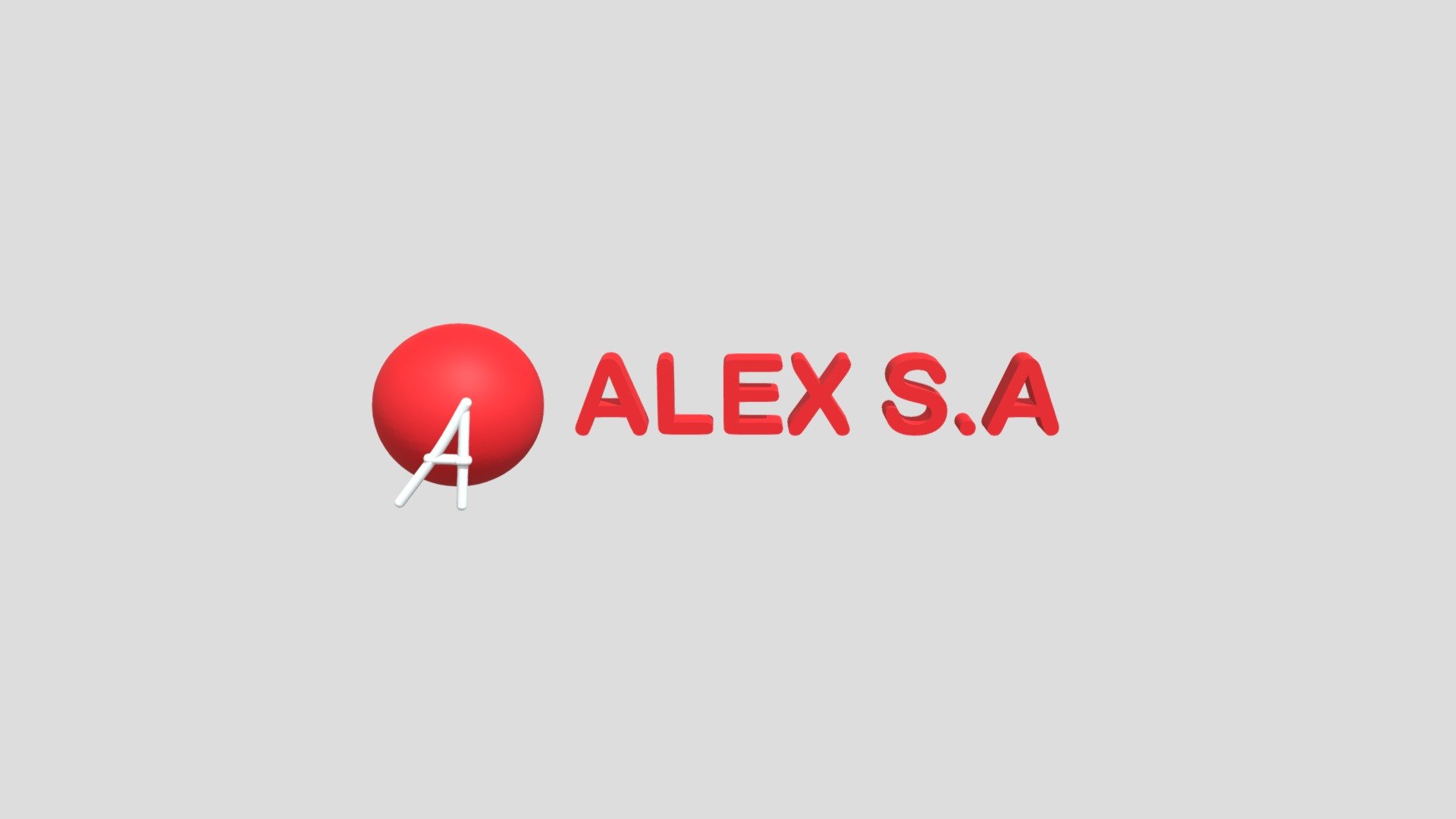 Alex S.A. Logo 1963 - Download Free 3D model by lucas jb (@kattynoguera ...