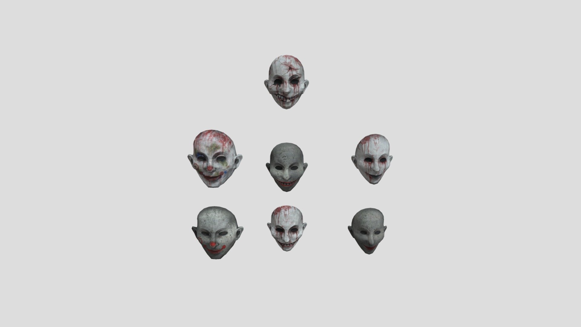 Mask set - Download Free 3D model by Veterock (@windofglass) [1dc8917 ...