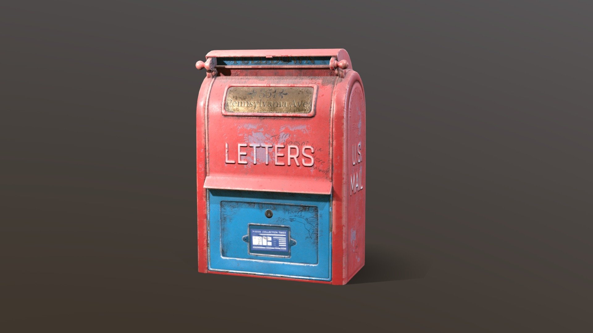 Mail Box - Download Free 3D model by IsraelK [1dc9dfe] - Sketchfab