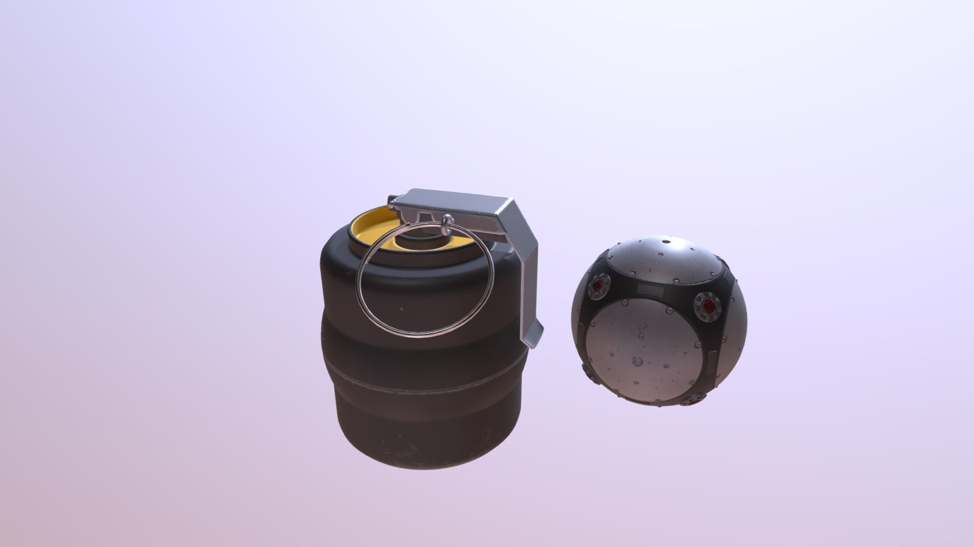 Tag_Grenade - 3D model by Mayank (@Mayank3D) [1dca3b8] - Sketchfab