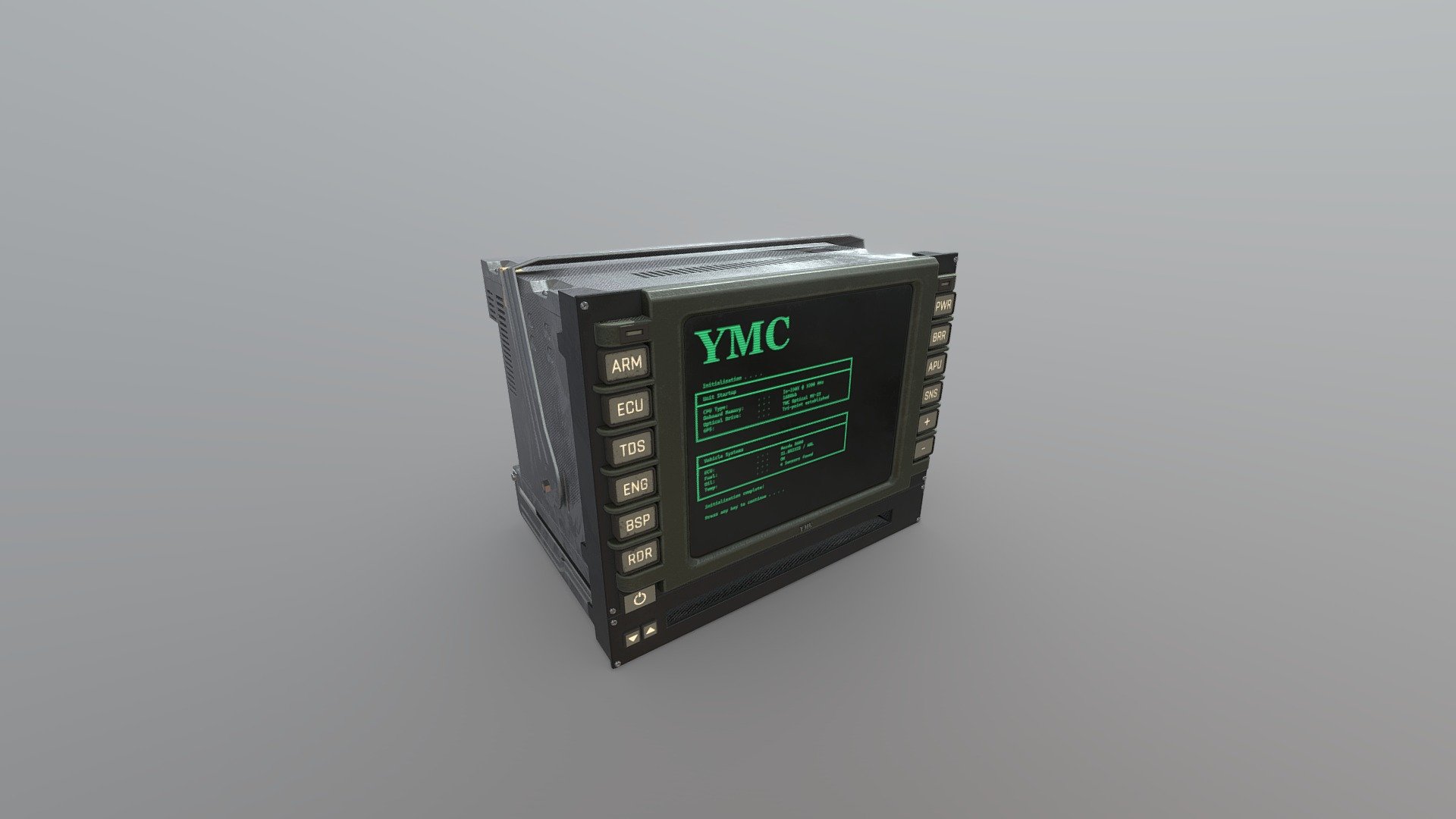 Retro Head-Unit - 3D model by Custard1 (@jbudd489) [1dca979] - Sketchfab