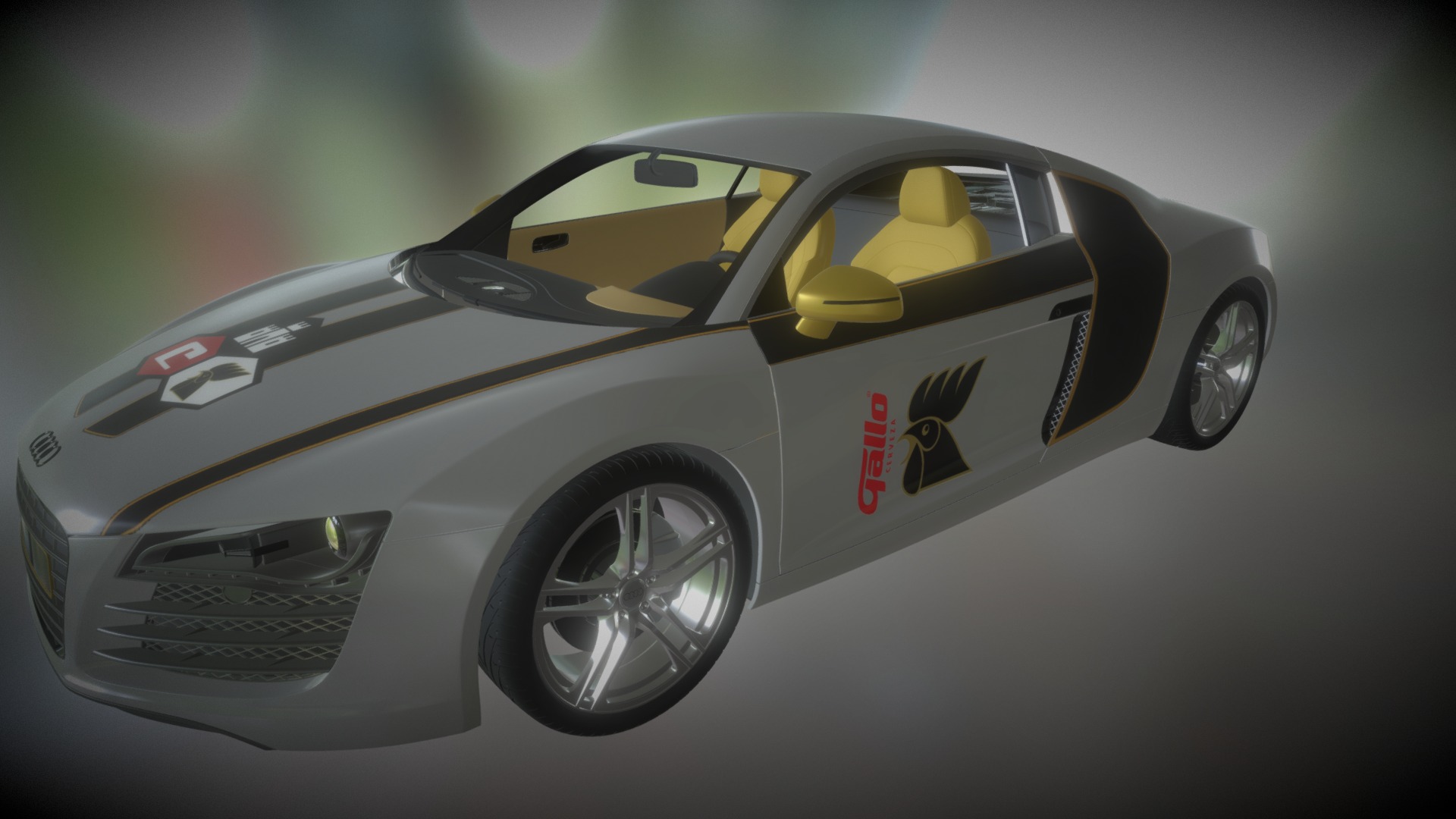Gallo Decal audi - 3D model by EYEFLY Productions (@EyeFly) [1dcb594 ...