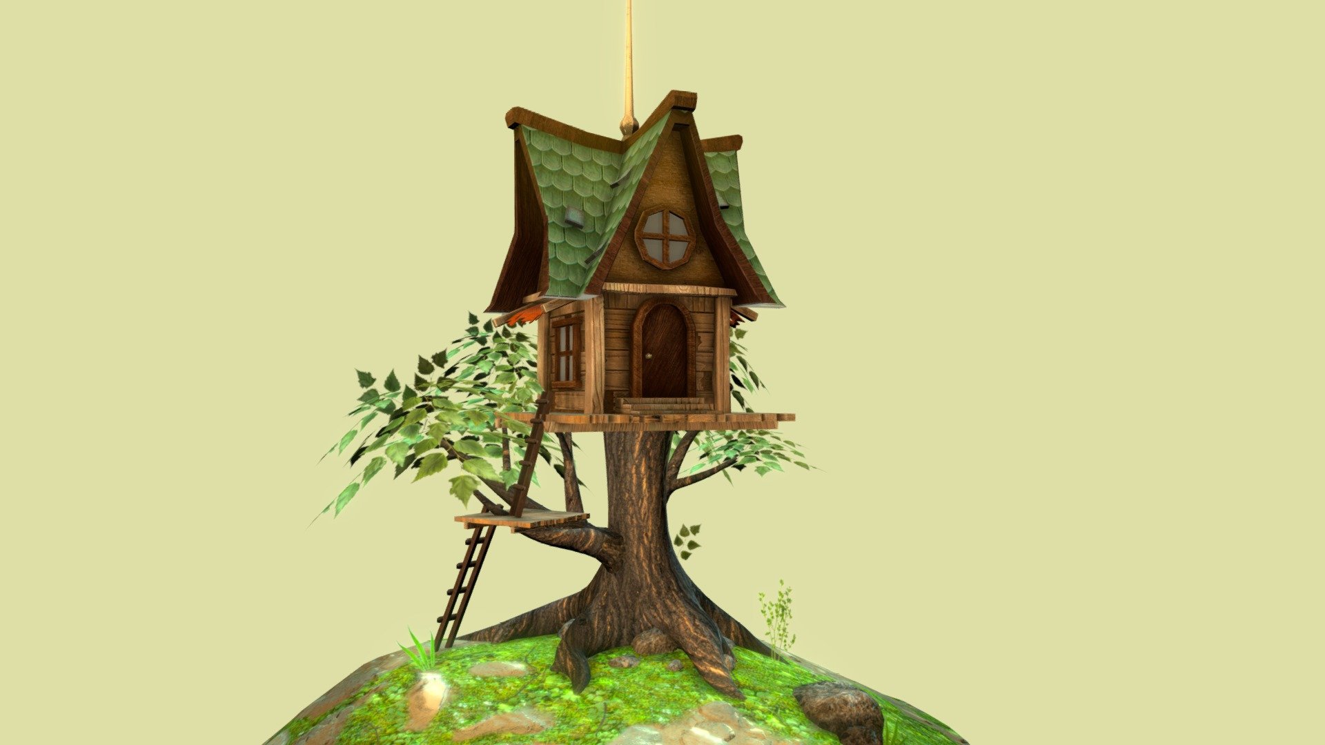 Tree House - Download Free 3D model by enona [1dccfe9] - Sketchfab