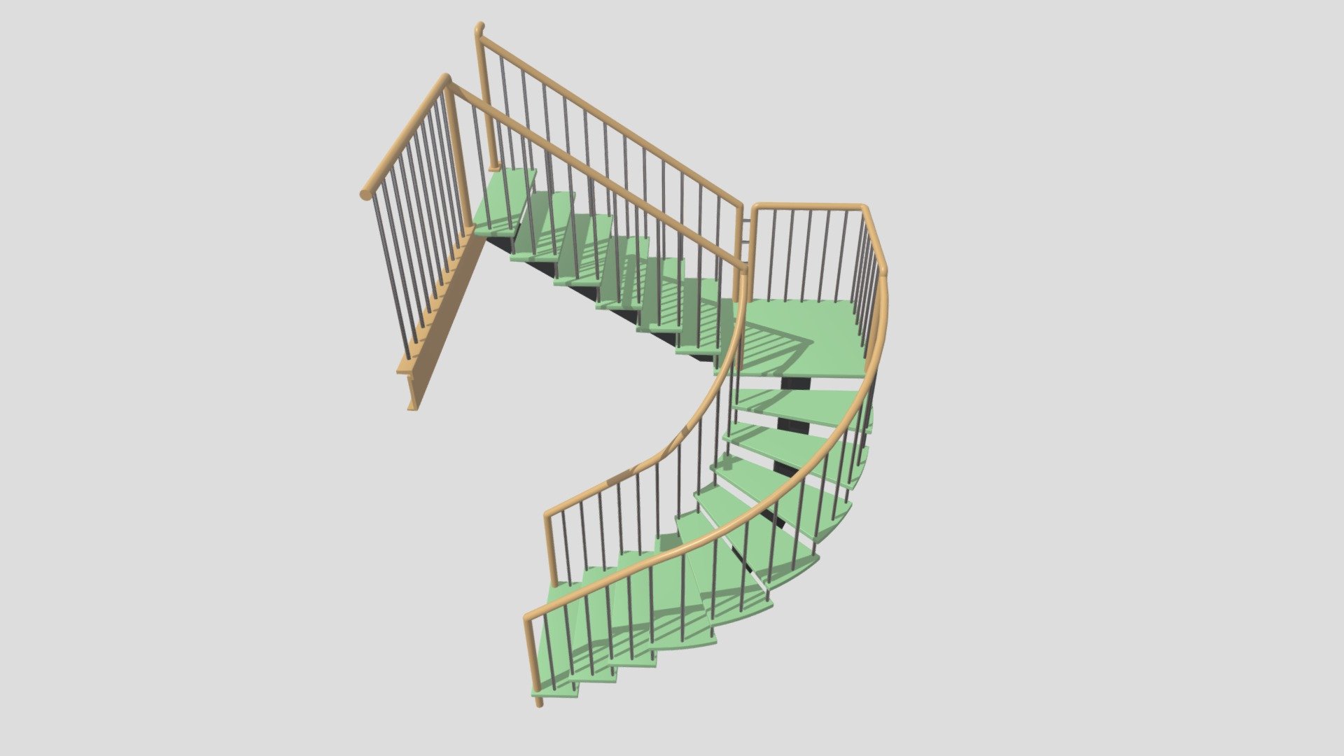 Ladder on a metal frame - 3D model by NikolaiBosiak [1dce27f] - Sketchfab