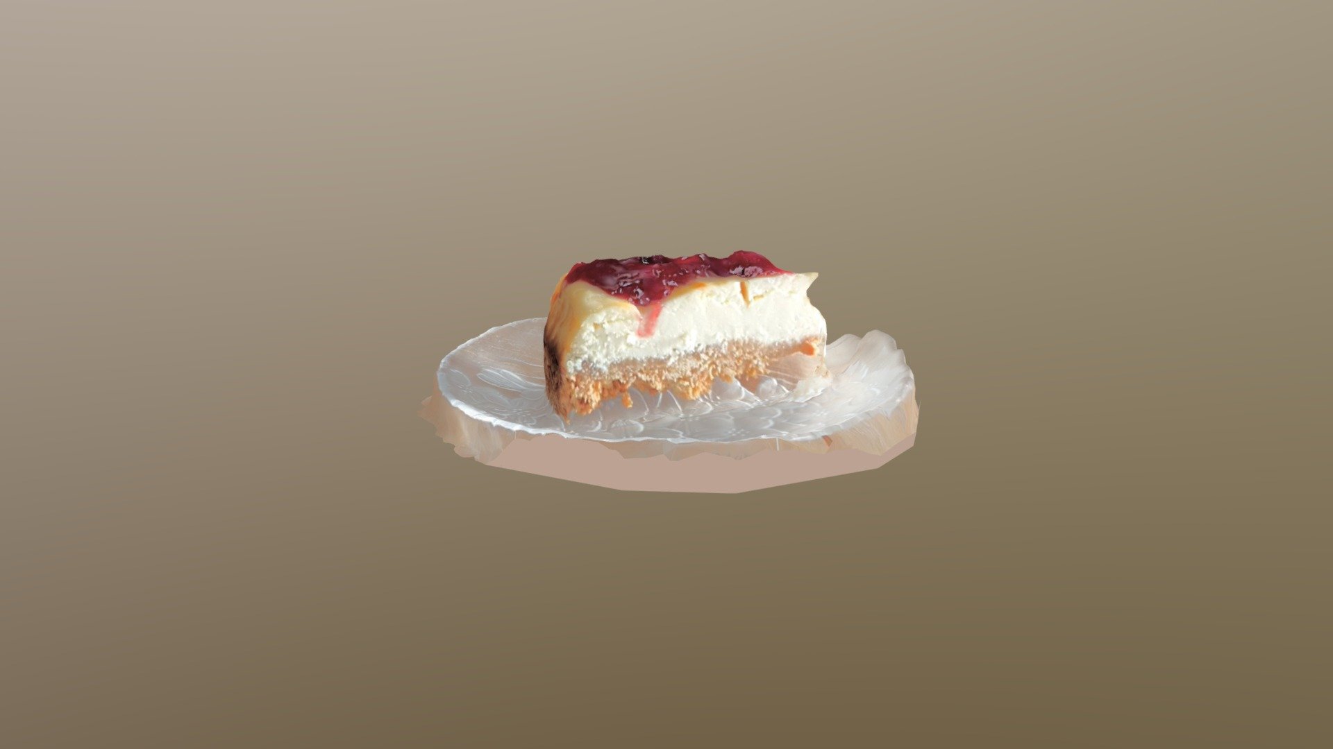 Cheesecake 4 - 3D model by Apo (@Rubbishscan) [1dce3ea] - Sketchfab