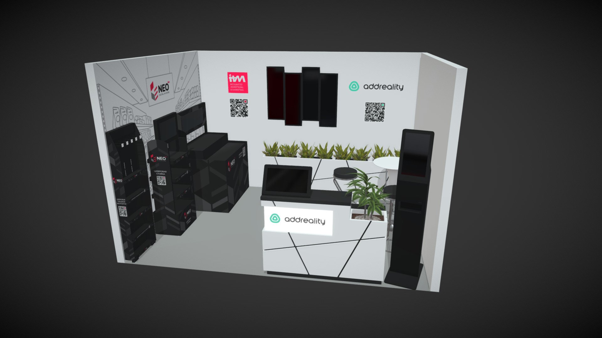 RetailTech stand - 3D model by dragon2design [1dcec44] - Sketchfab
