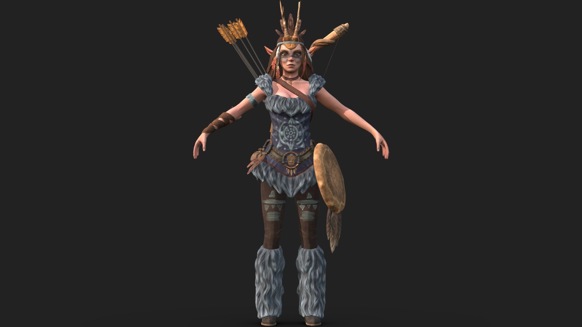 Shaman Archer - Buy Royalty Free 3D model by Saniodesign [1dd005f ...