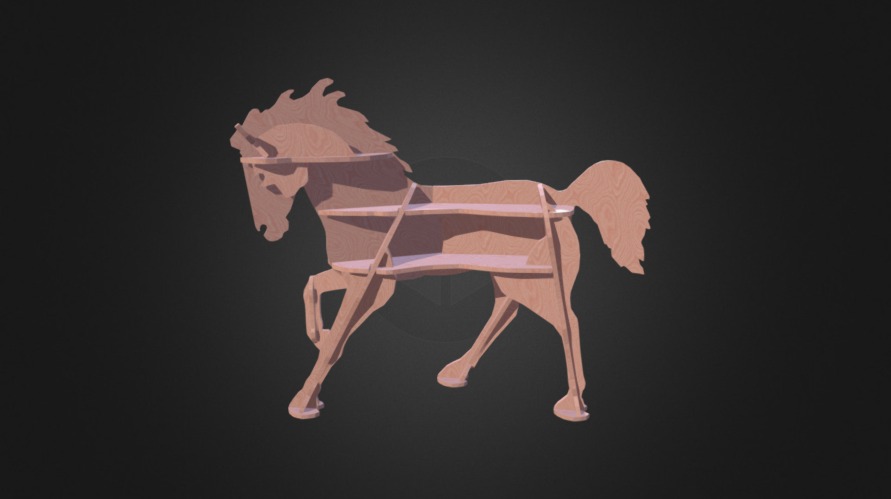 Конь 3D - 3D model by Vsevolod Bogucharsky (@vbogucharsky) [1dd31c8 ...