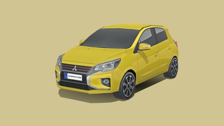 Mitsubishi-mirage 3D models - Sketchfab