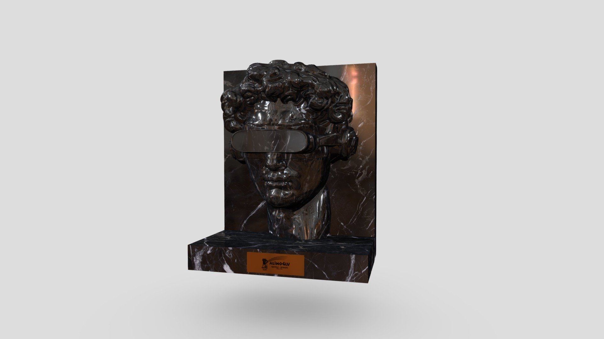 Marble David Statue - 3D model by Alimoğlu - Marble & Granite ...