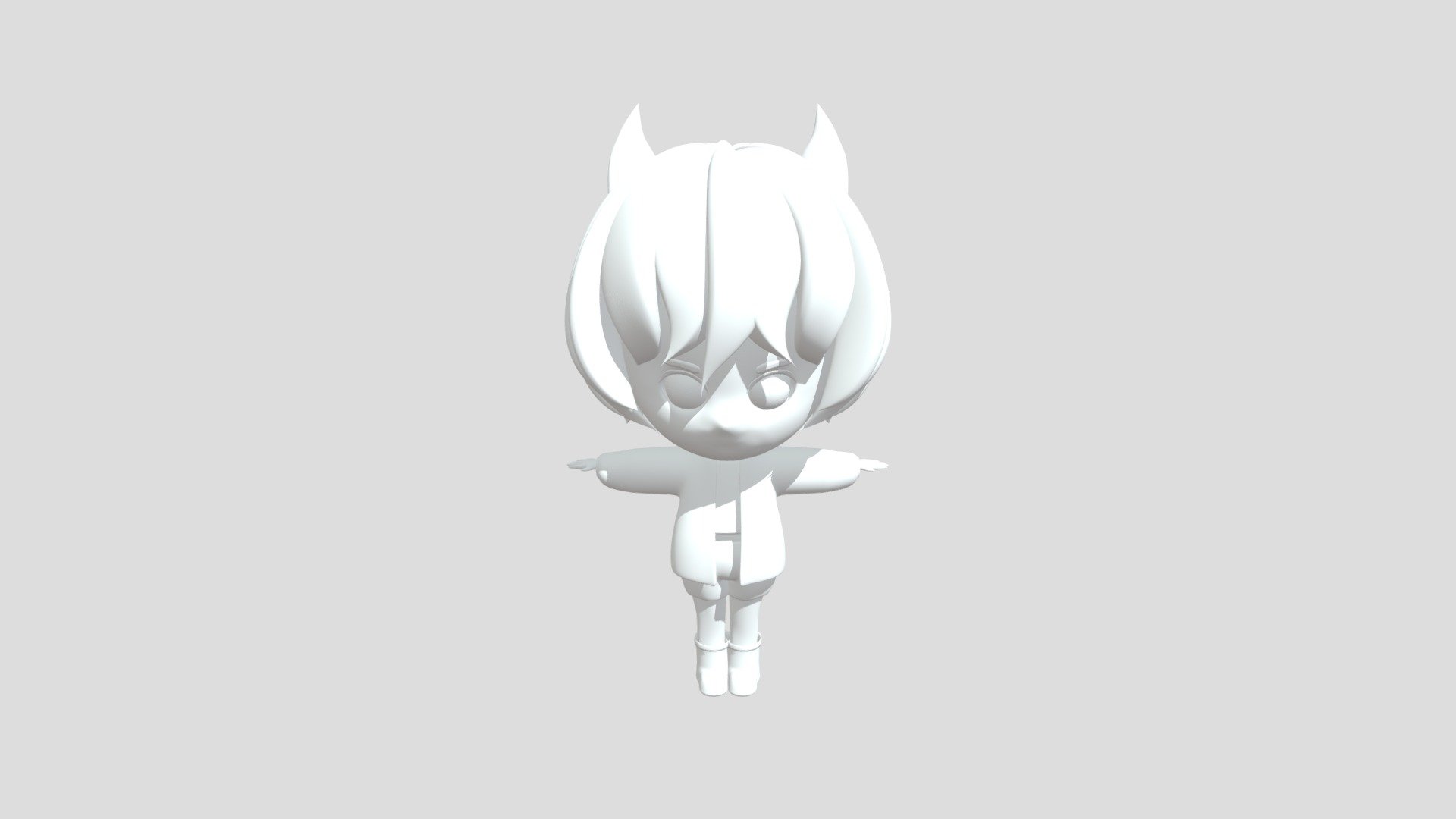 Cat-girl v.2 - 3D model by mechi1864 [1dd61bc] - Sketchfab