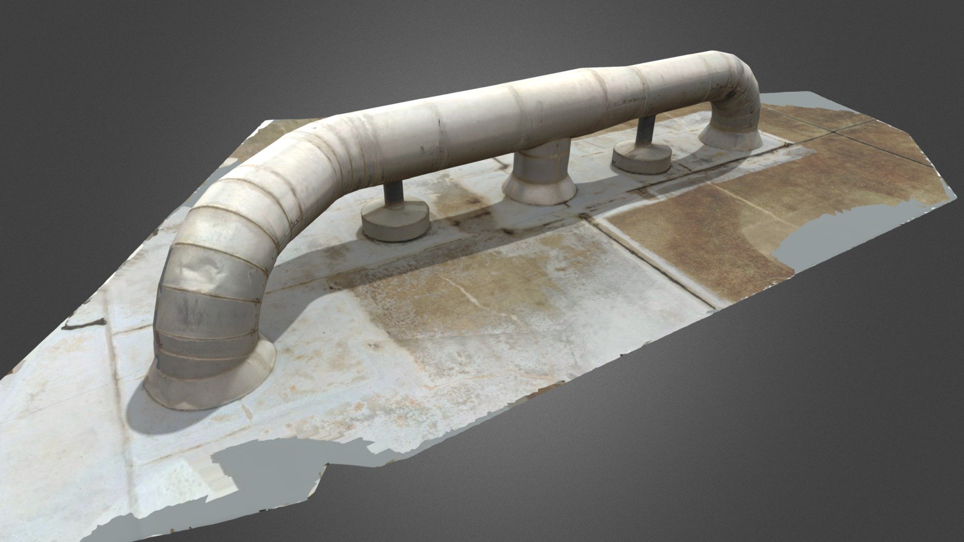 Blower Pipe on top of Pipe Gallery - LMWQCC - 3D model by ...