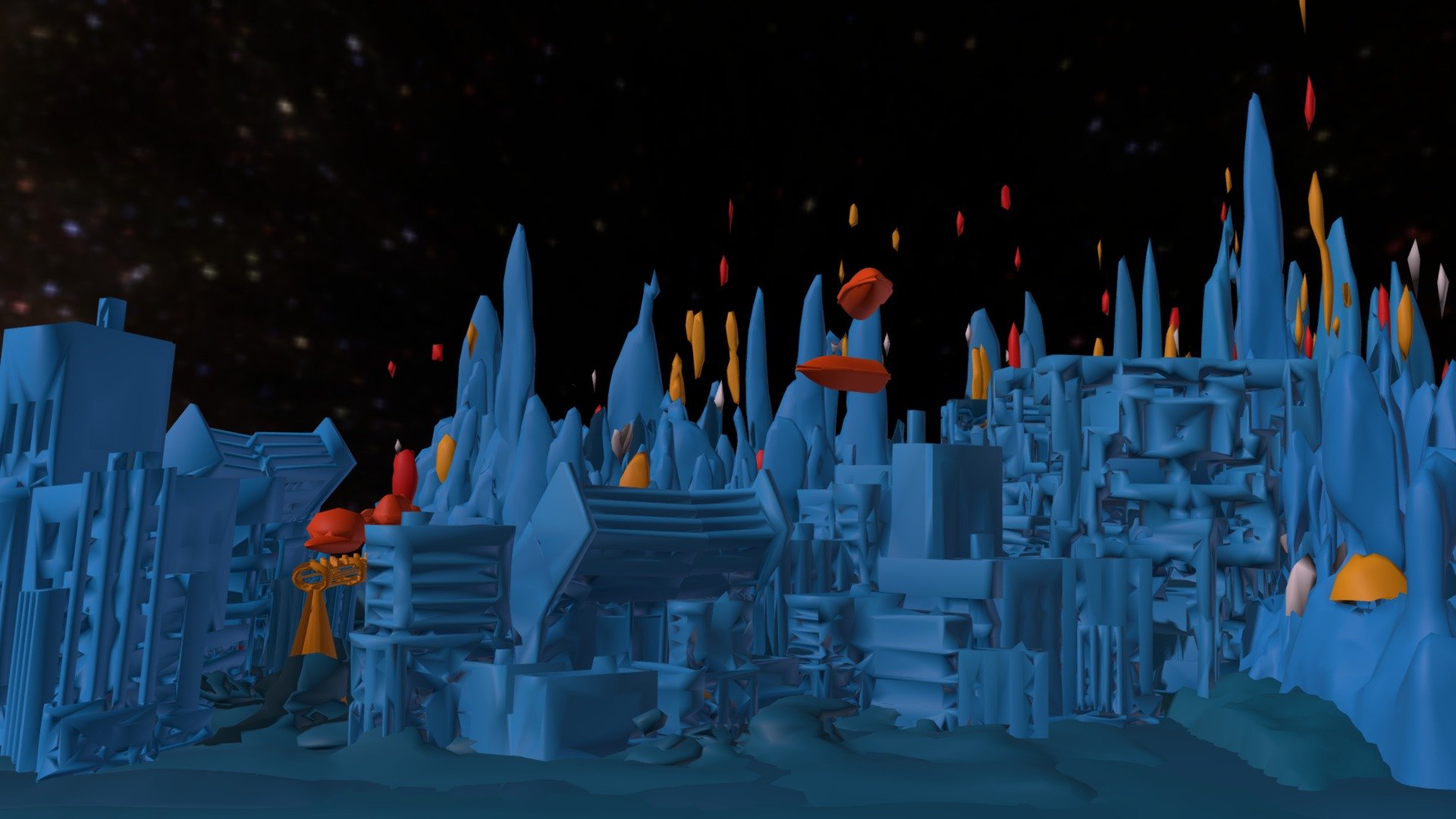 Space Mining Town - 3D model by Skorzion [1dd74ee] - Sketchfab