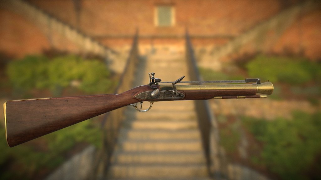 Musketon - 3D model by Wenzor [1dd8c4d] - Sketchfab