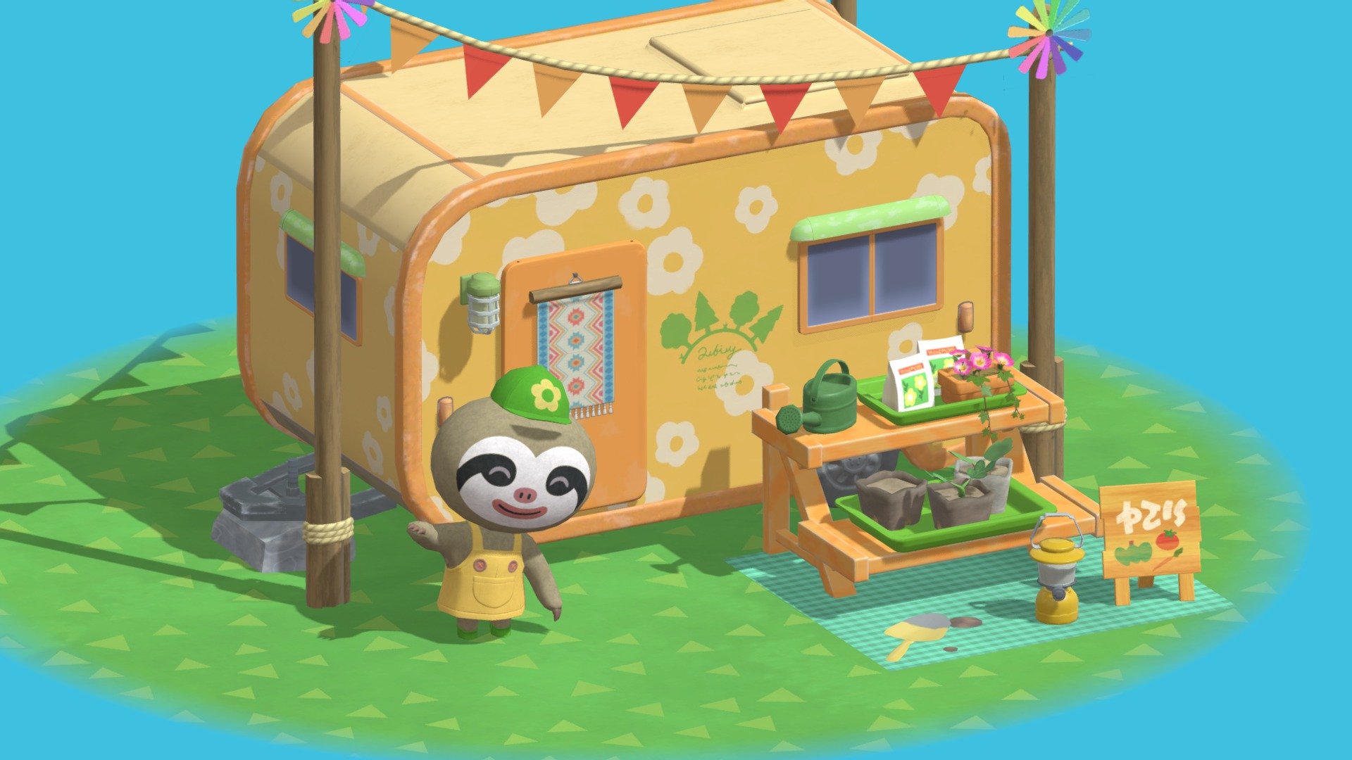 Leif Character From Animal Crossing - 3D model by mosak [1dda46f ...