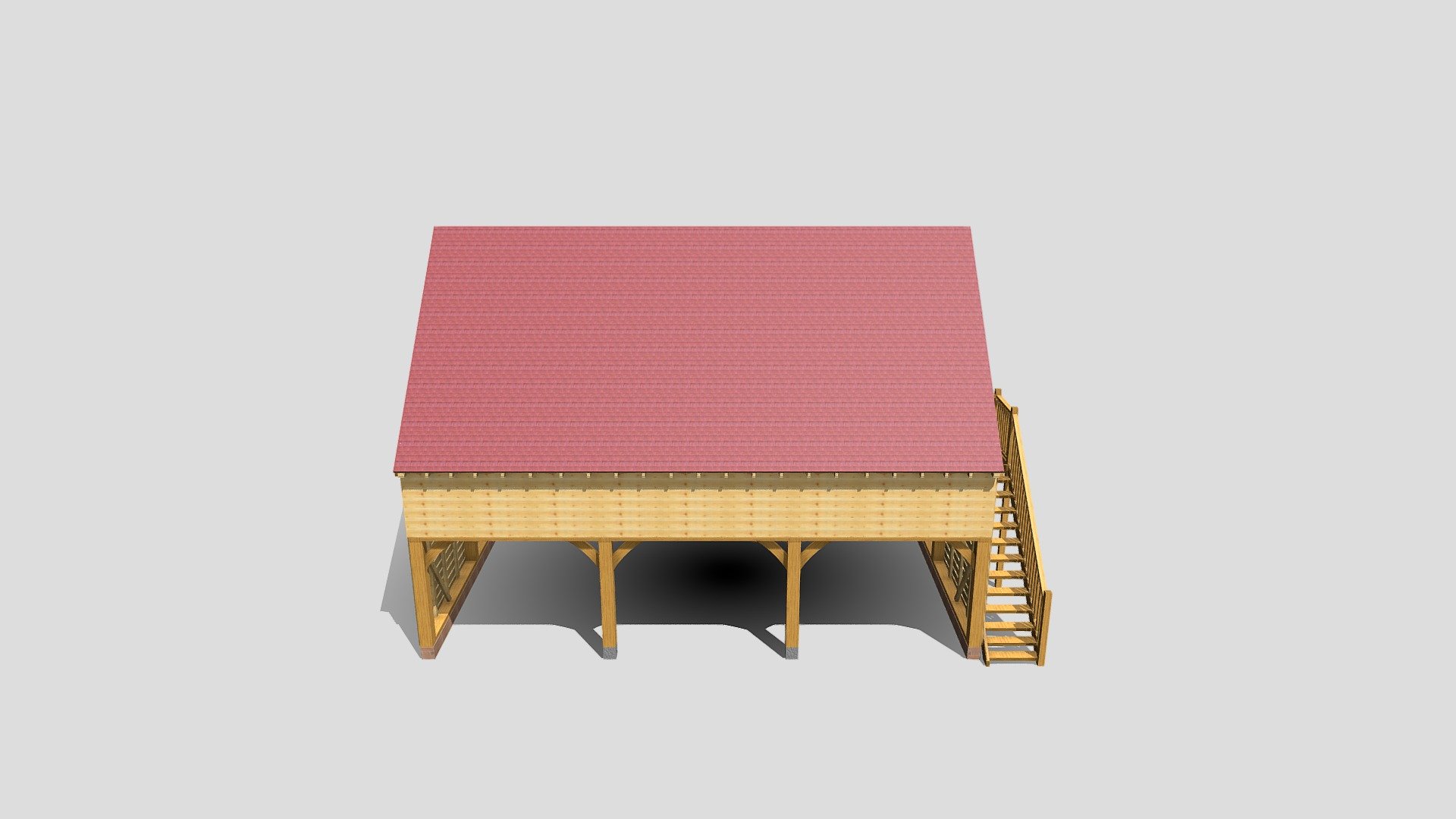 HUGHES3D001 - Download Free 3D model by crownoakbuildingsdesigns ...