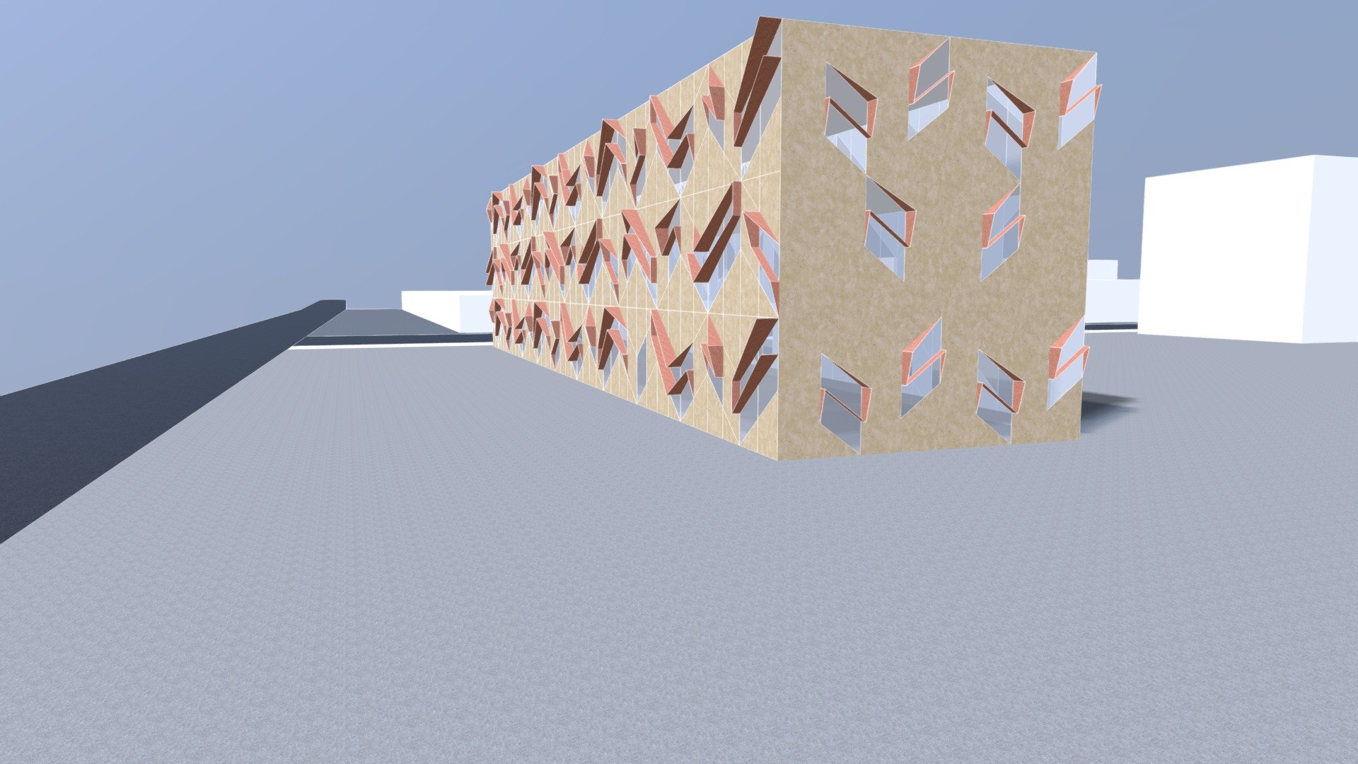 Experiential facade - 3D model by kritichaudhry [1ddccbe] - Sketchfab