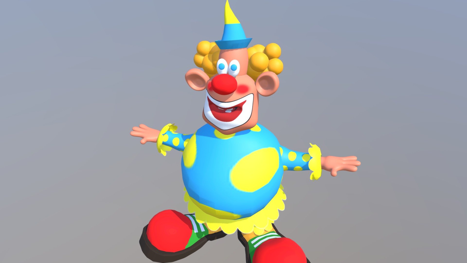 Clown - 3D model by svetlamivanova [1ddd2a4] - Sketchfab