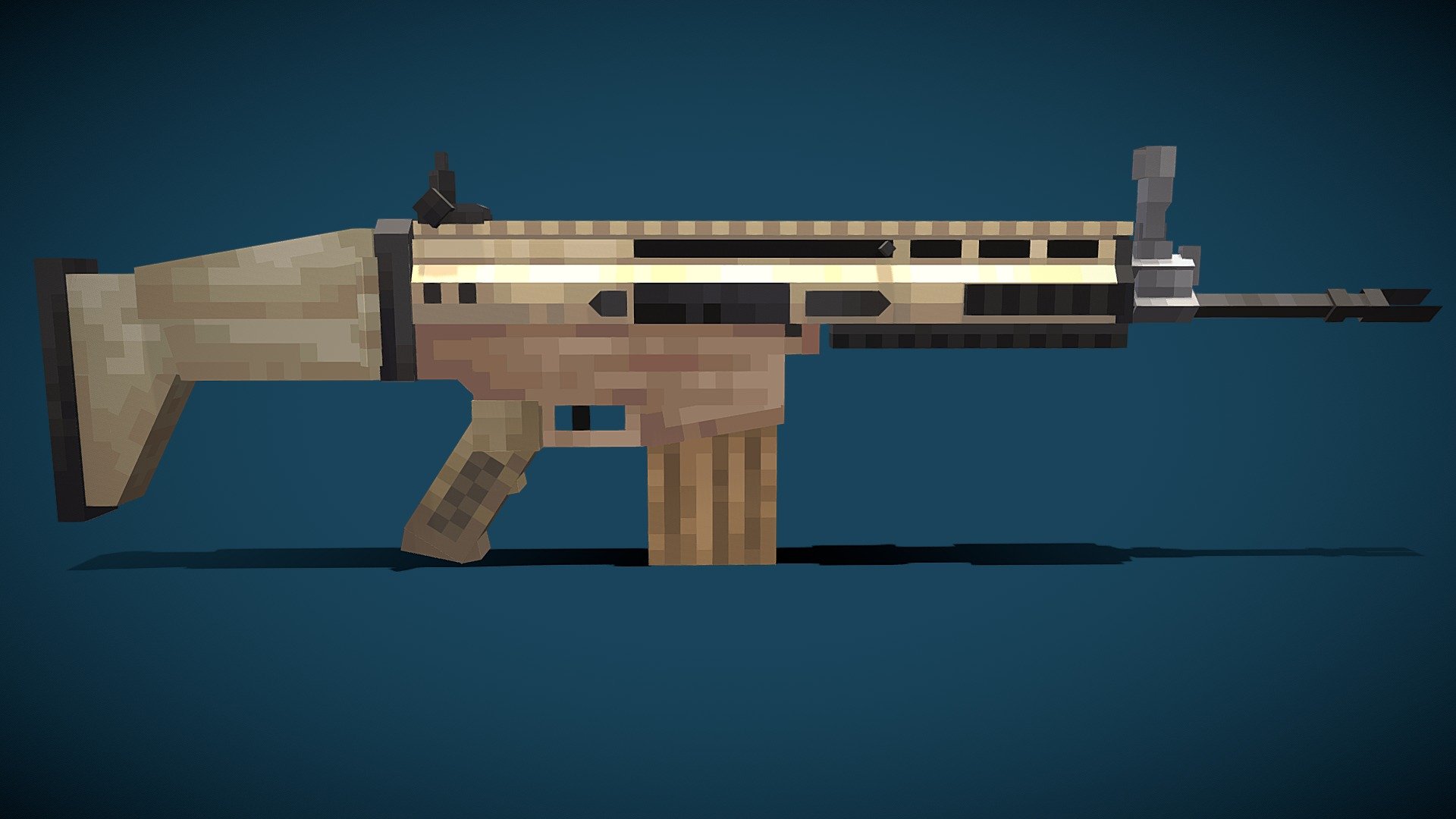Scar h low poly - 3D model by MMecha [1ddd45c] - Sketchfab