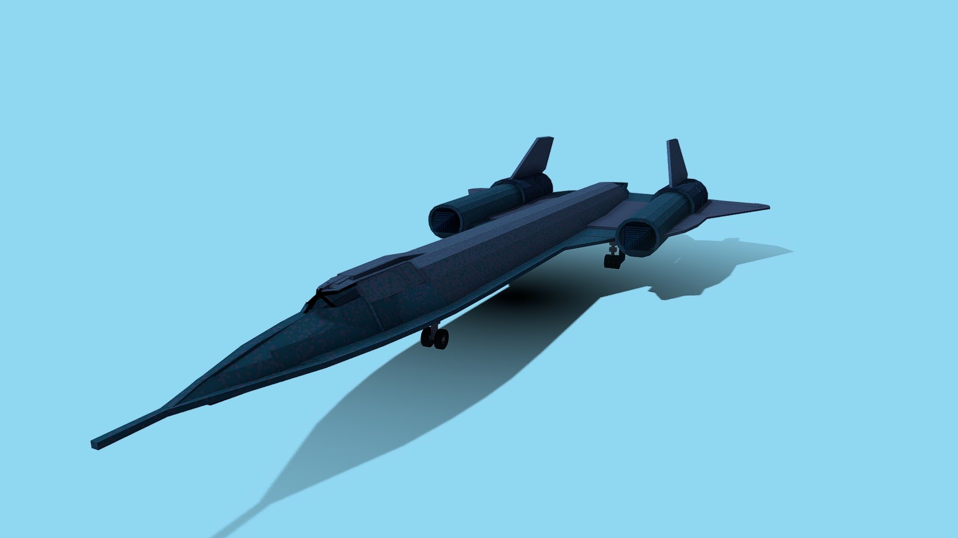 Lockheed SR-71 Blackbird Minecraft - 3D model by Artbor [1de07e5 ...
