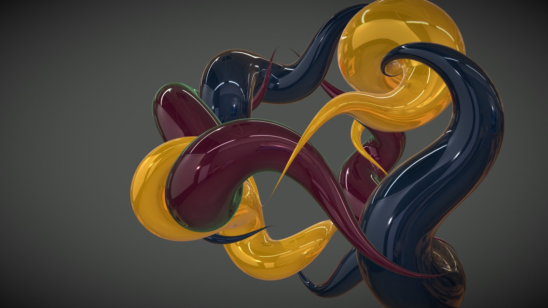 Knot sculpture - embrace - Buy Royalty Free 3D model by smice [1de1789 ...