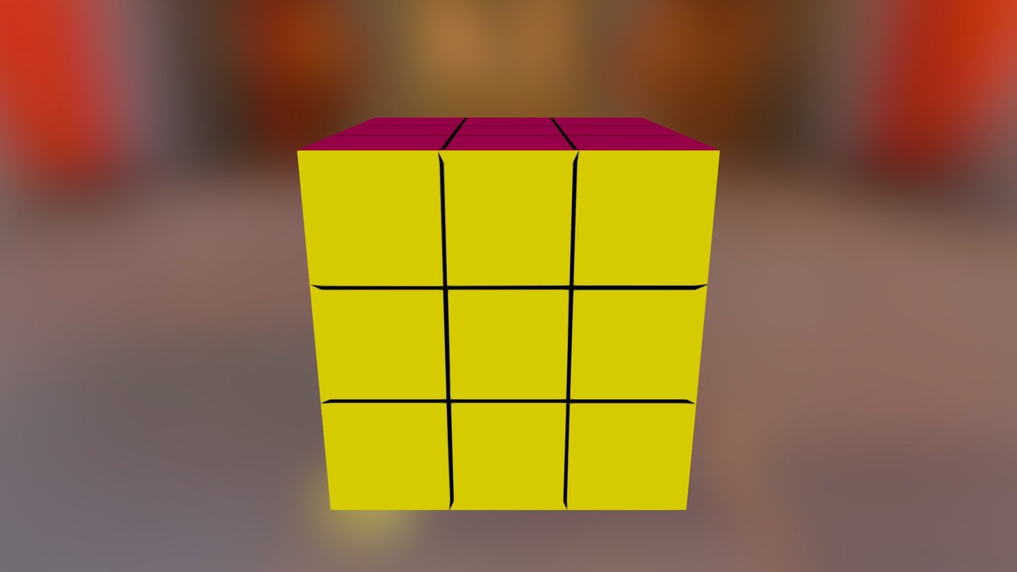 Rubix Cube - 3D model by nimoura [1de1b29] - Sketchfab