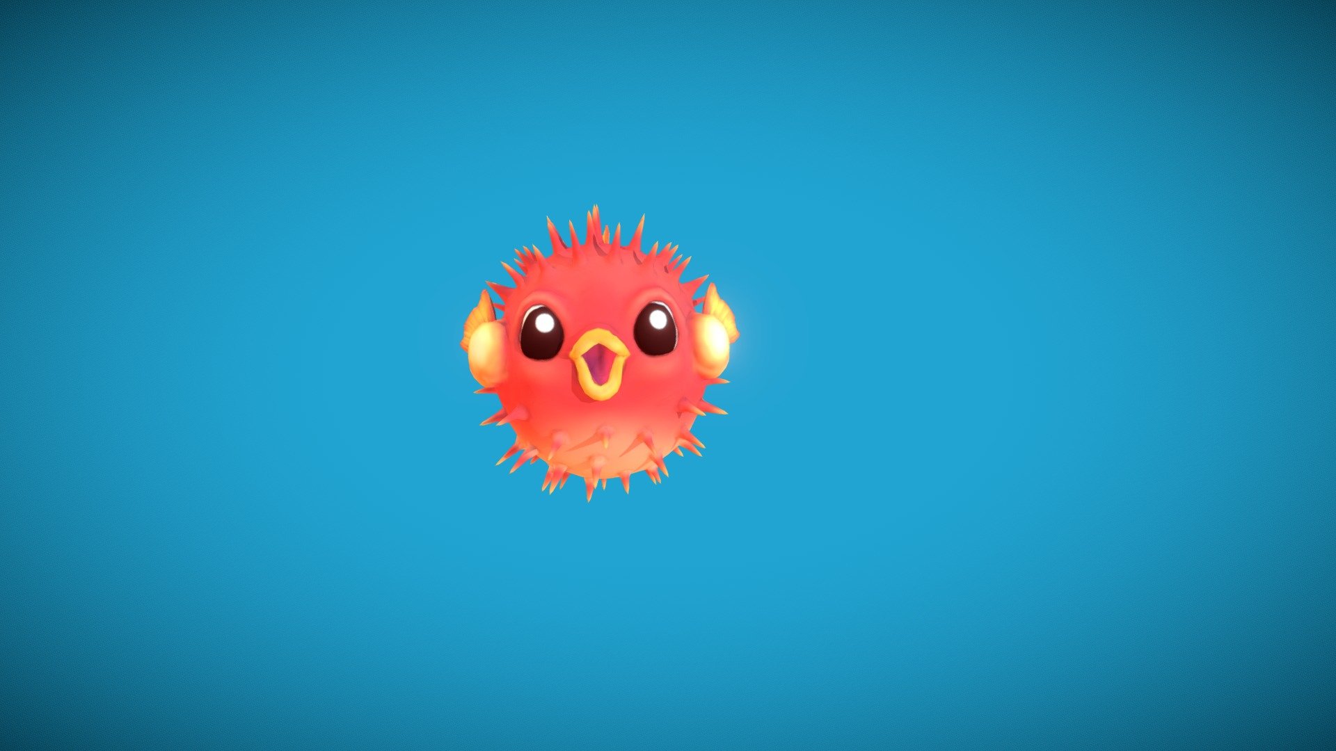 Bigpufferfish_low_full - 3D model by Dante (@witcherdani) [1de3bd4 ...