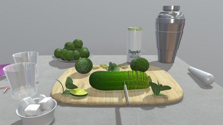 Cocktail 3D models - Sketchfab