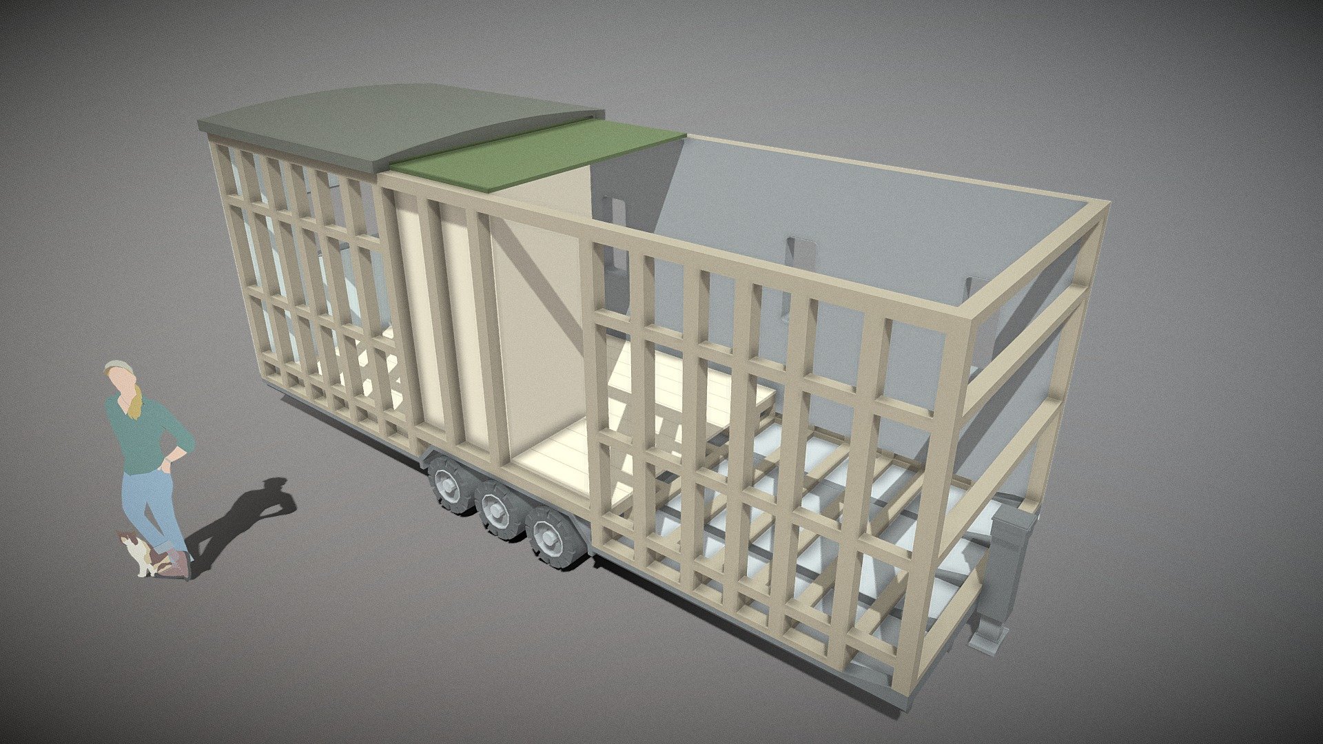 Semi-trailer RV frame - Download Free 3D model by MrdT (@mrdt.club ...