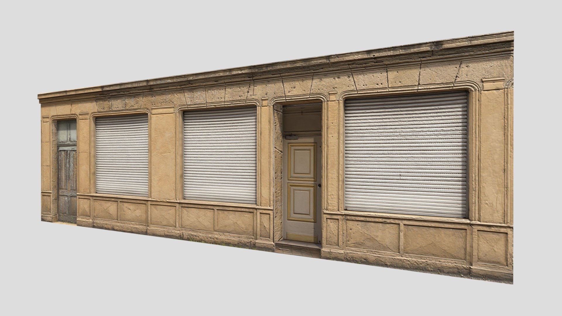 Old Market Realistic Asset Low-poly - Buy Royalty Free 3D model by DrFeelgood (@dr.feelgood ...