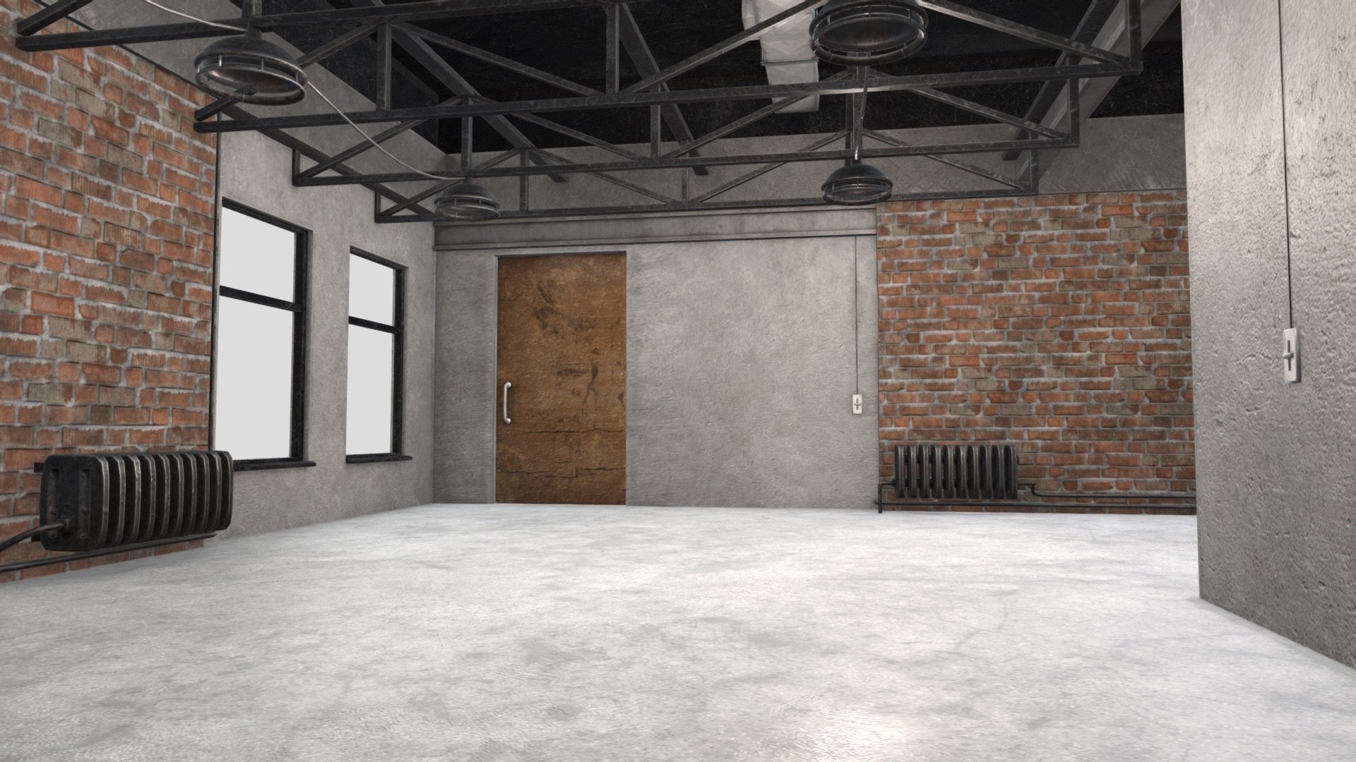 Industrial Loft with 8K and 4K Textures - Buy Royalty Free 3D model by ...